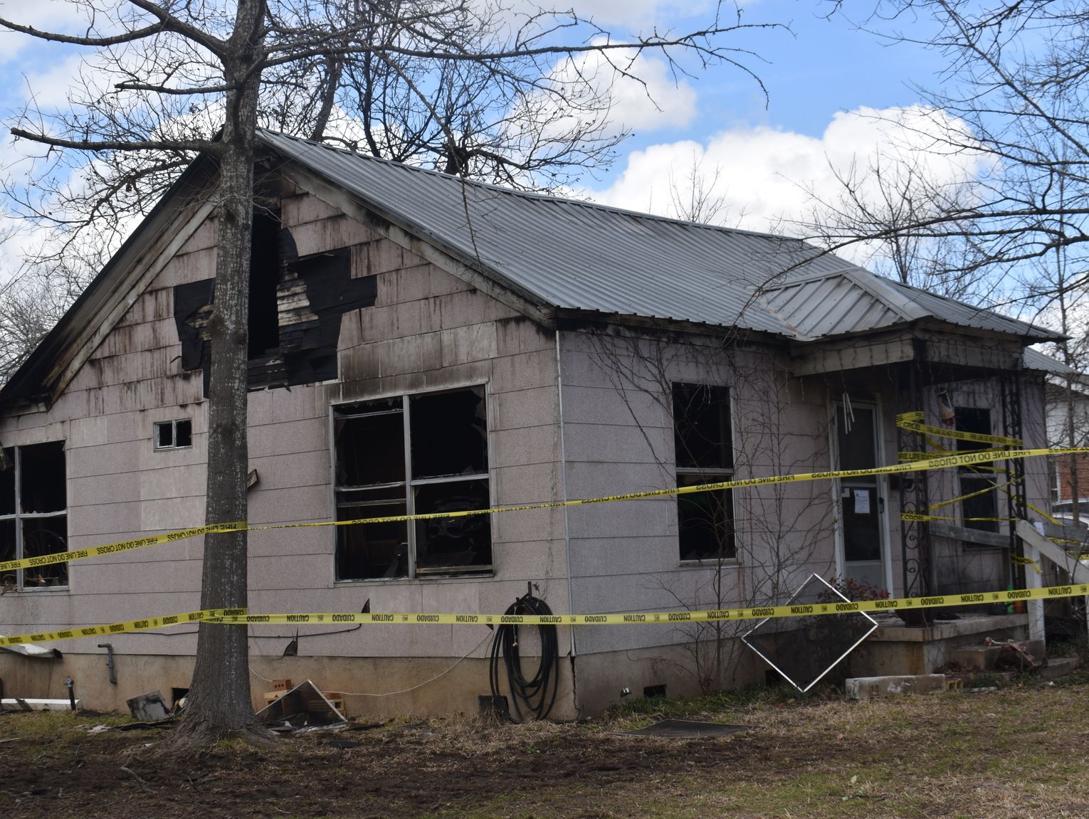 Elgin home catches fire
